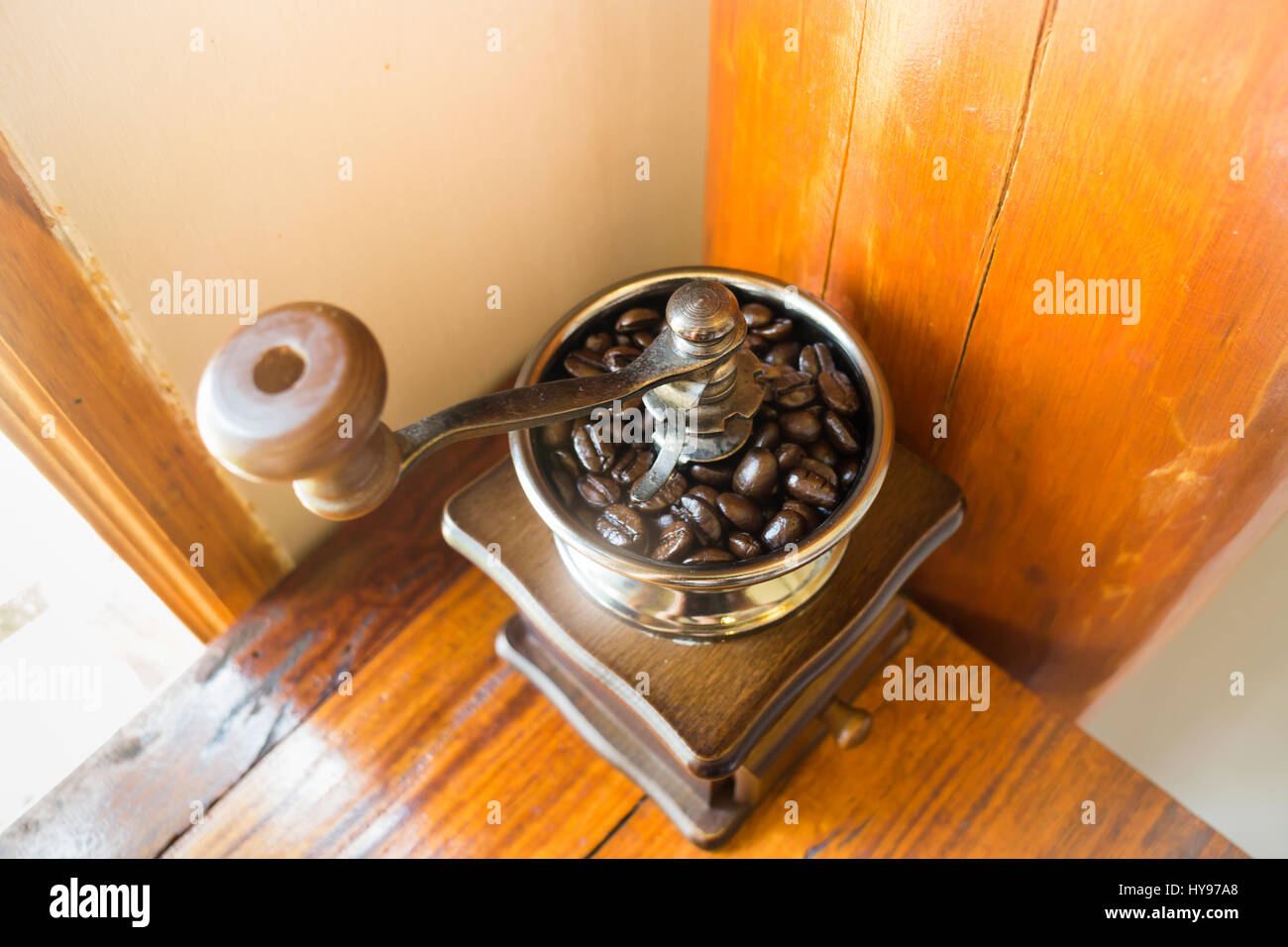 Mill For Grinding Roasted Coffee Grain, stock photo Stock Photo - Alamy