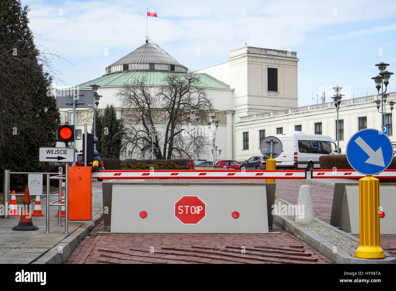 Poland: Sejm building in Warsaw, the lower house of the Polish ...