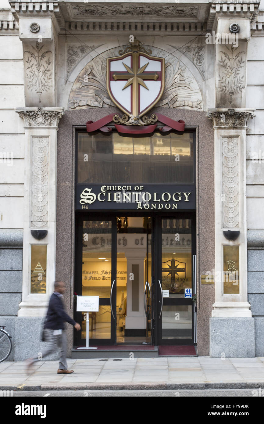 Church of Scientology building, London, at 146 Queen Victoria Street ...