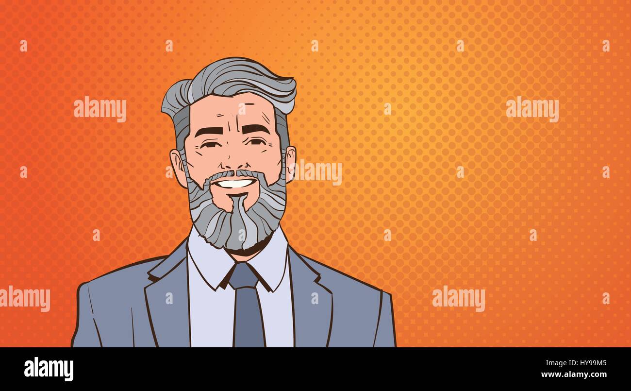Senior business leader Stock Vector Images - Alamy