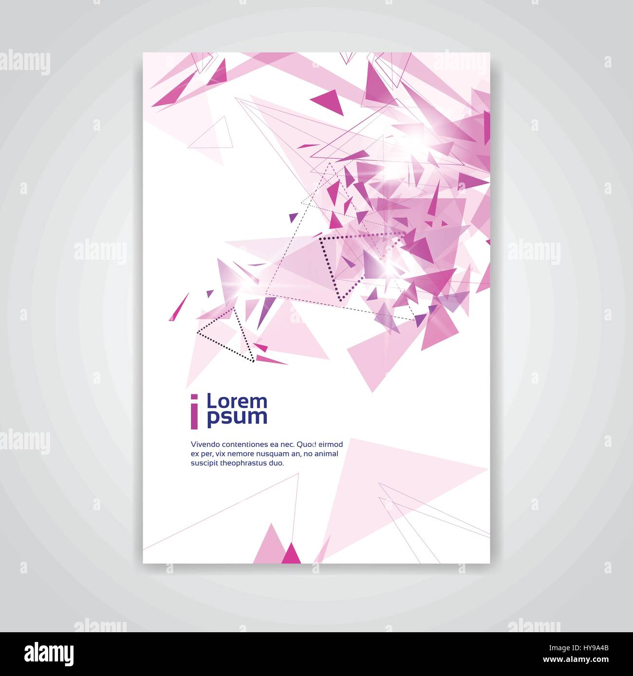 Abstract Triangle Geometrical Background Banner Copy Space Stock Vector ...