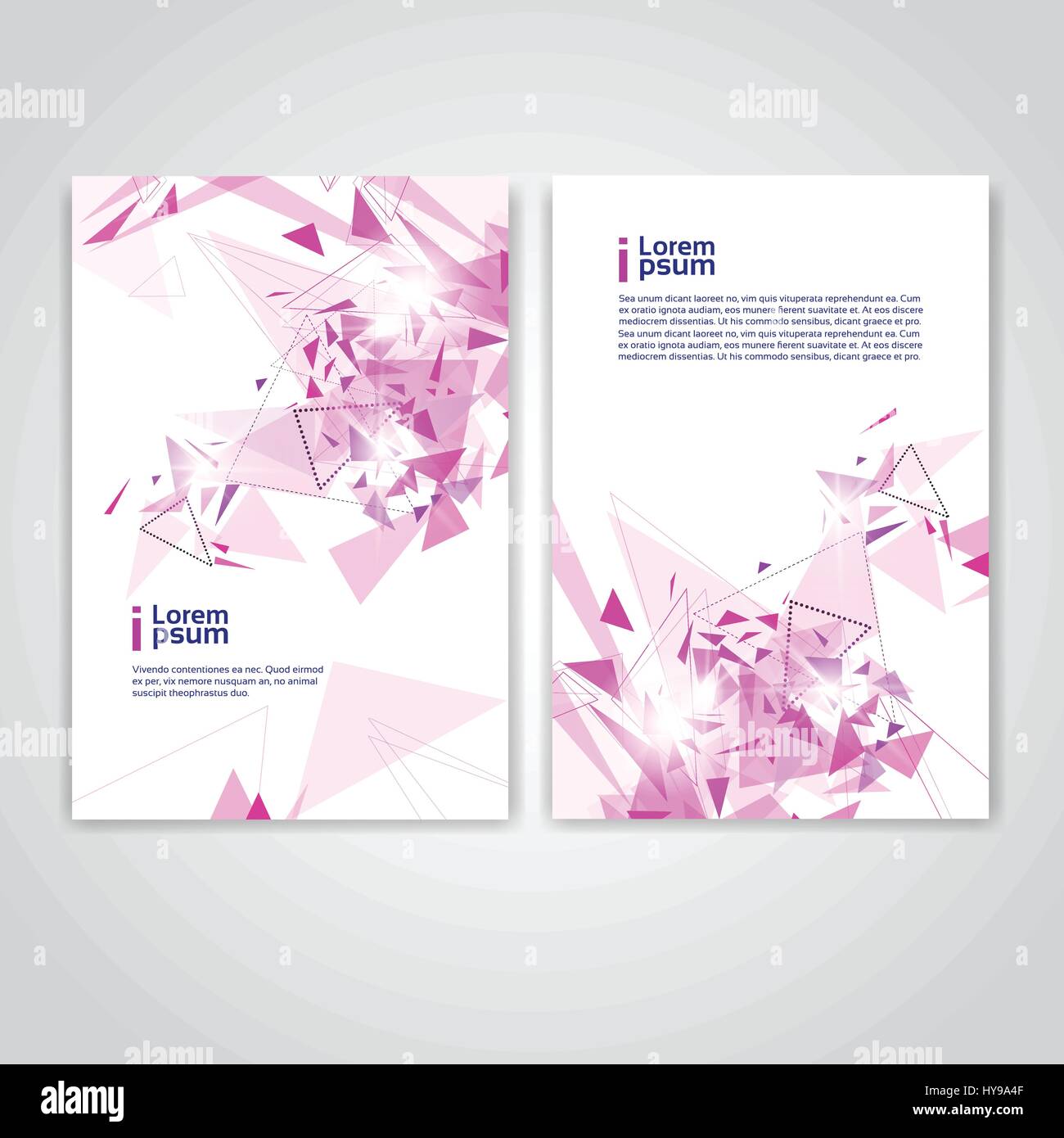Abstract Triangle Geometrical Background Banner Copy Space Stock Vector ...