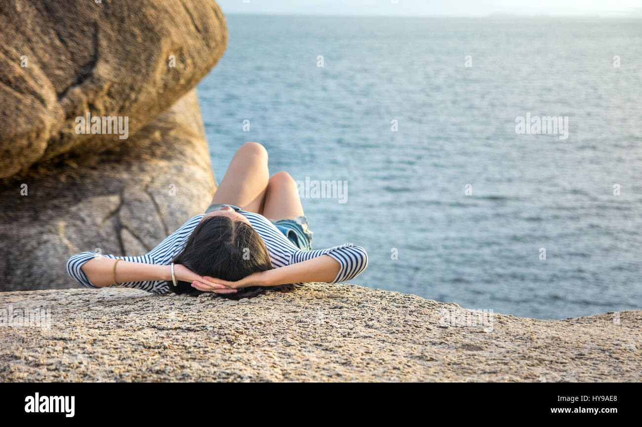 Enjoy beautiful sunset hi-res stock photography and images - Alamy