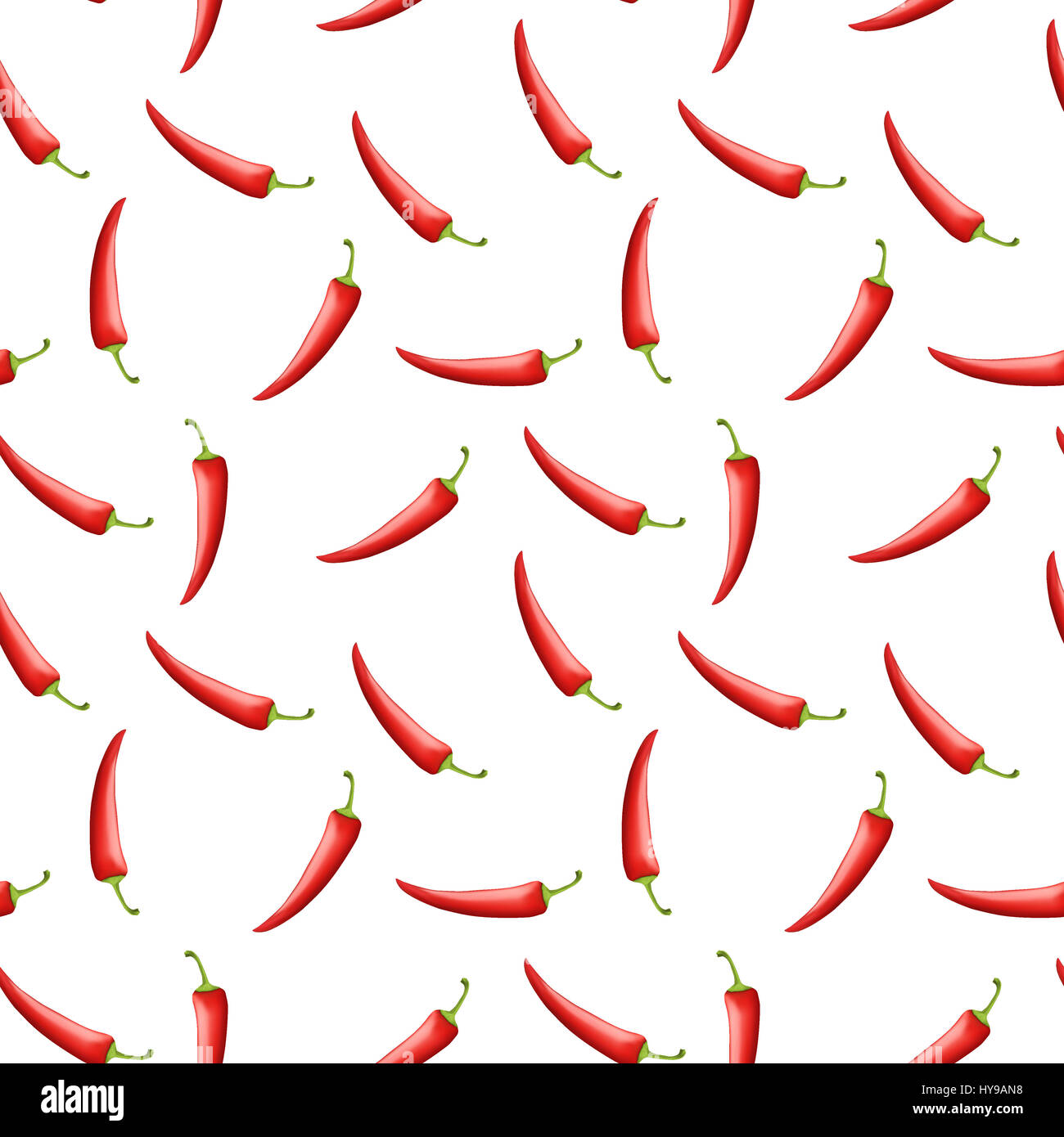 Hot chili pepper pattern hi-res stock photography and images - Alamy