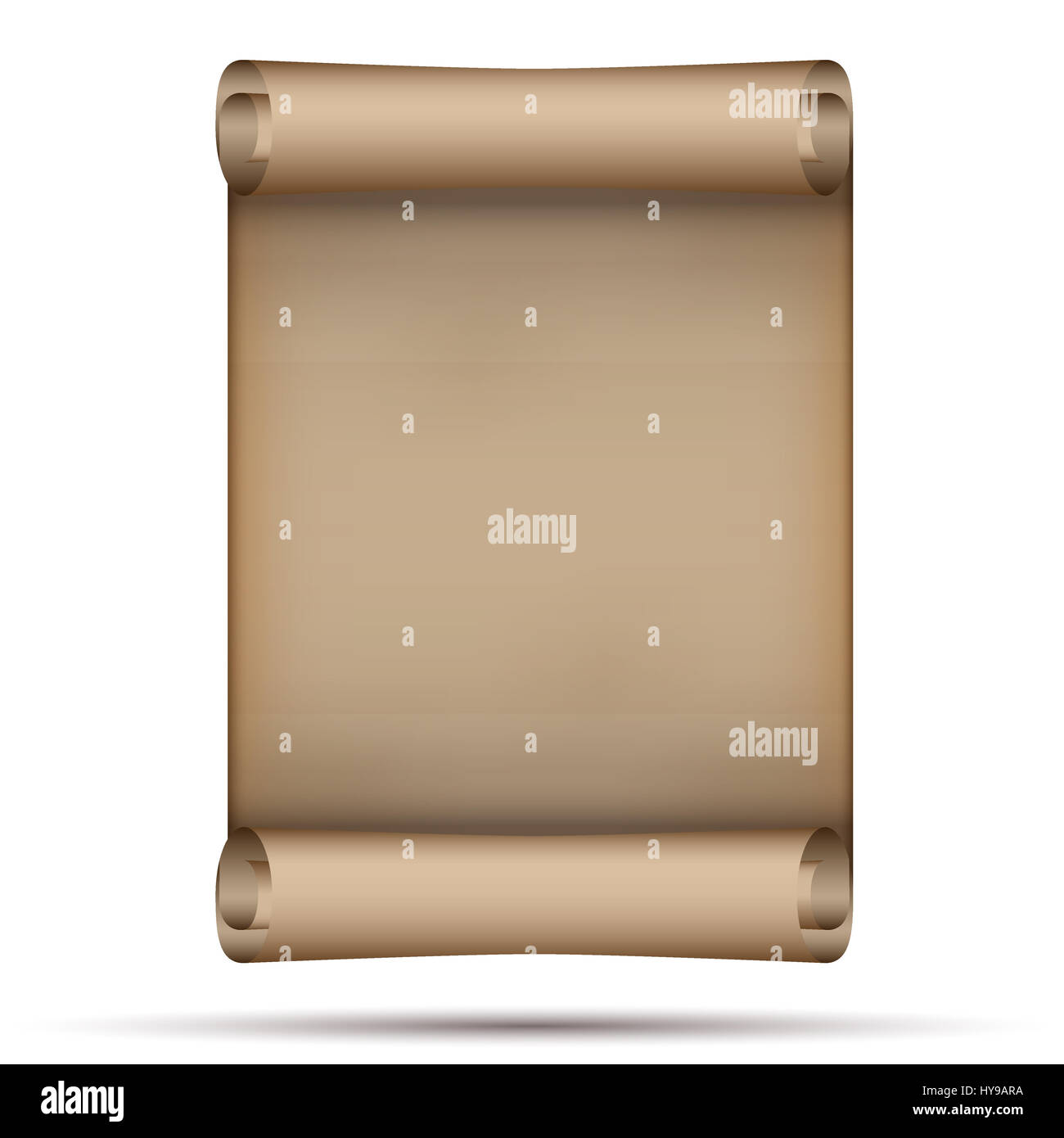 Old Scrolled Paper Stock Photo - Alamy