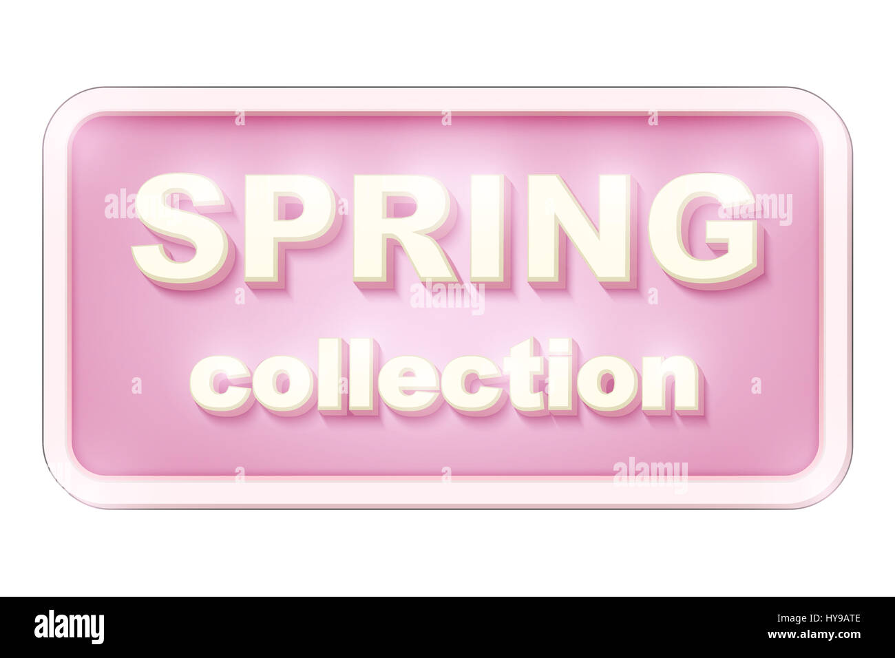 Spring Collection inscription Stock Photo - Alamy