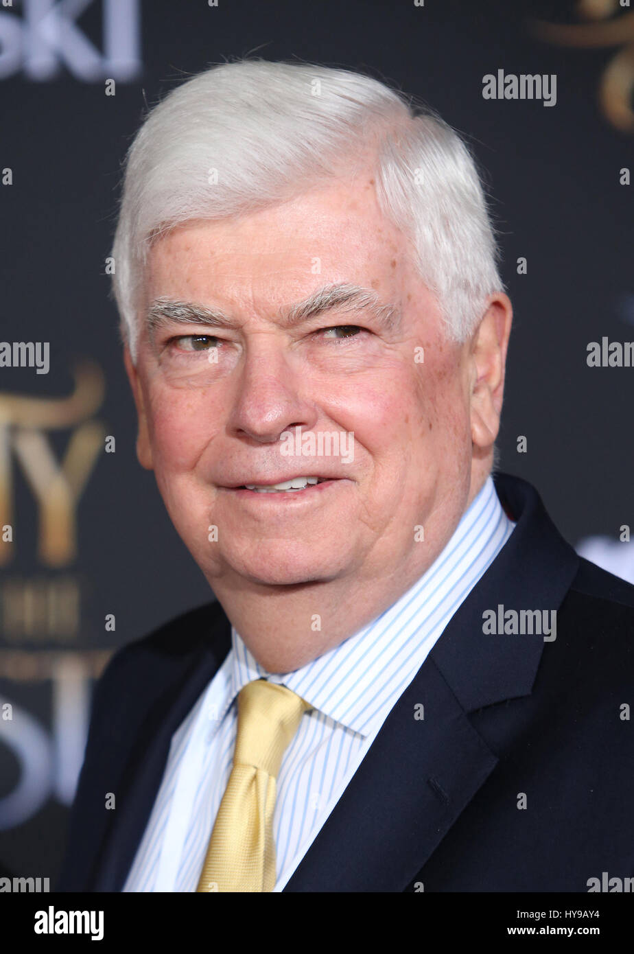 Chris Dodd attending the World Premiere of Disney's 'Beauty and the ...