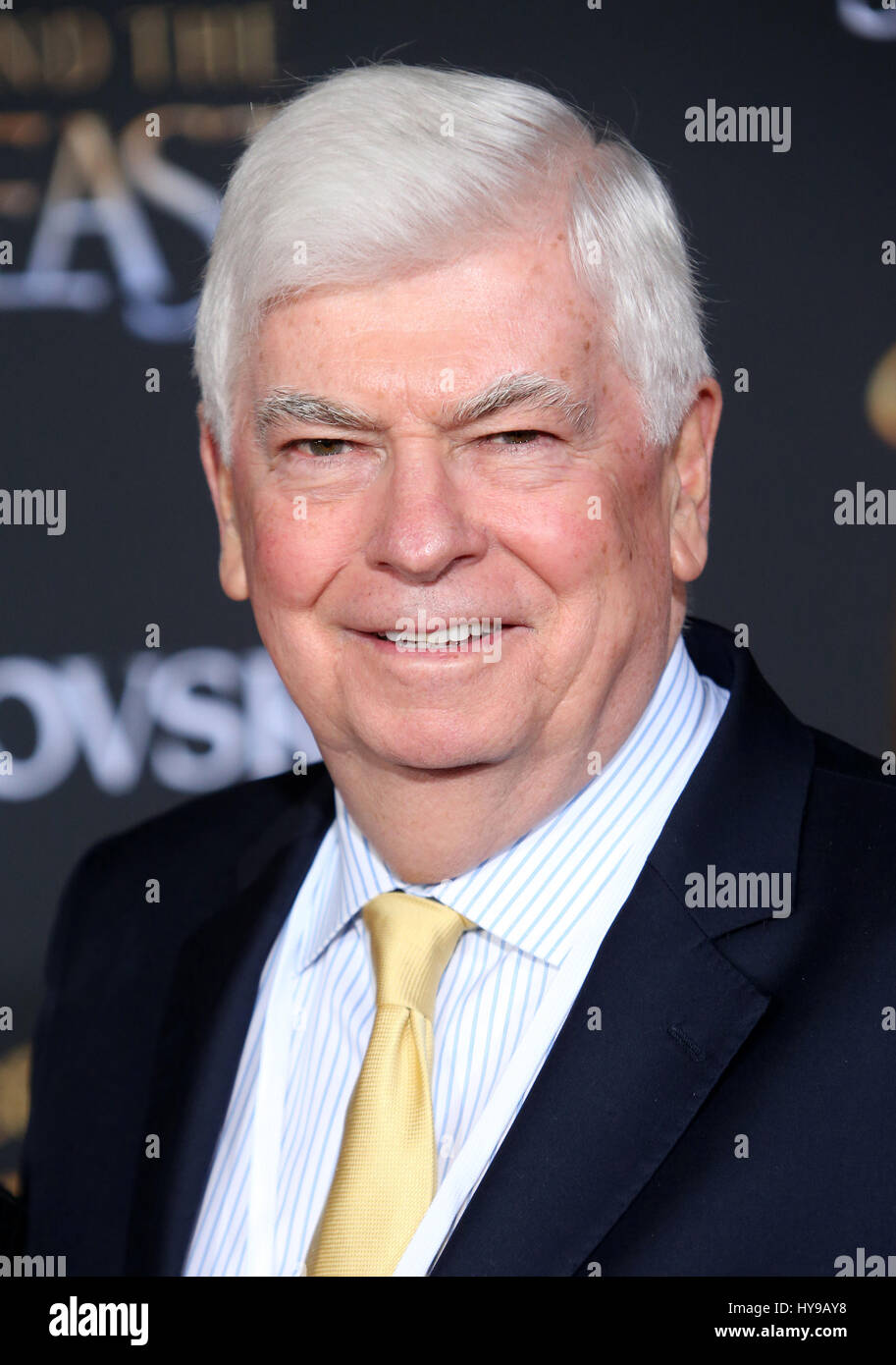 Chris Dodd attending the World Premiere of Disney's 'Beauty and the ...