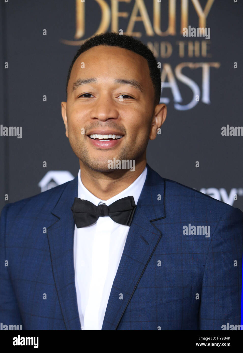 John Legend attending the World Premiere of Disney's 'Beauty and the ...