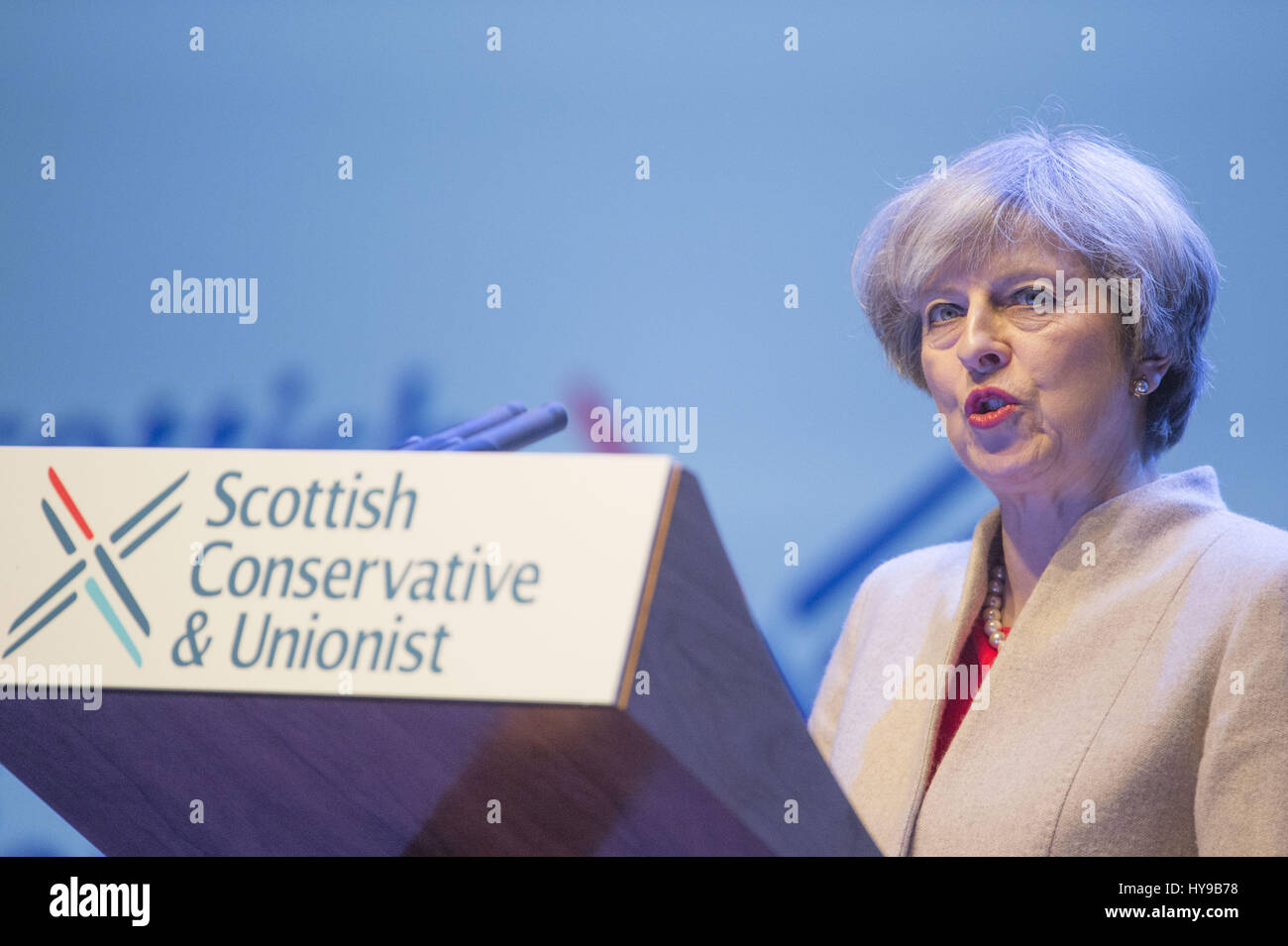Scottish Conservative members and delegates attend the annual Scottish ...