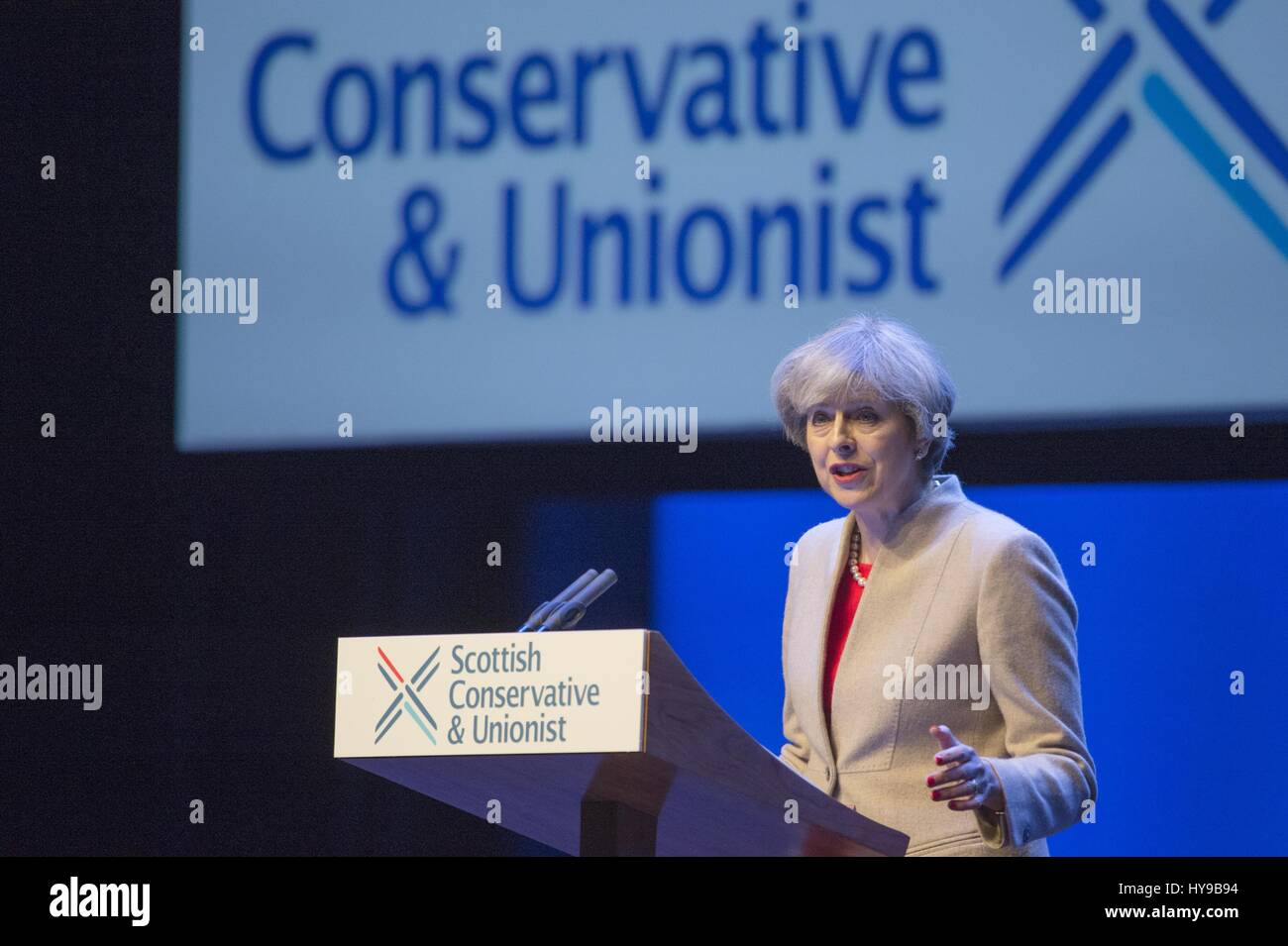 Scottish Conservative members and delegates attend the annual Scottish ...