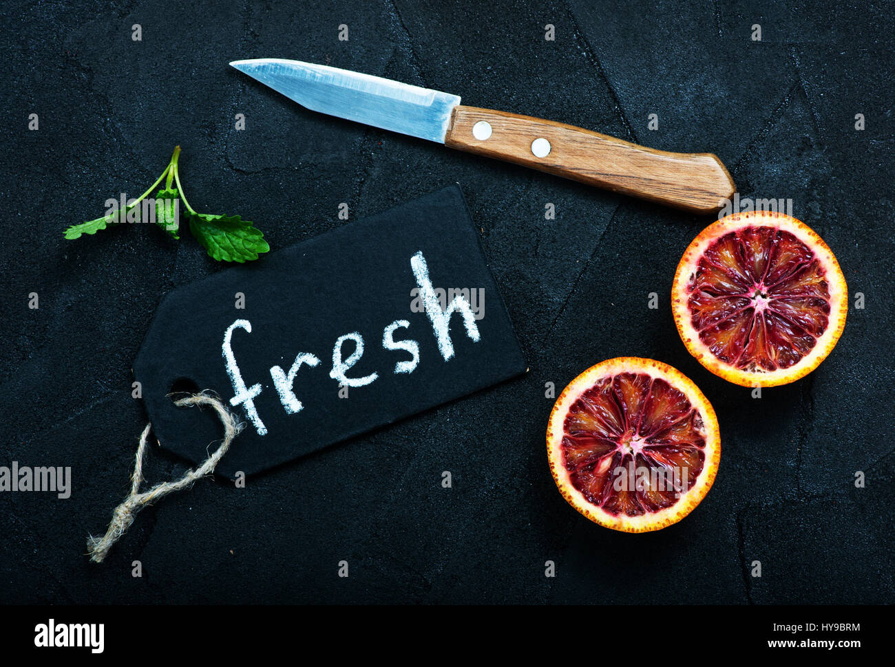 citrus background, fresh citrus fruit on a table Stock Photo - Alamy