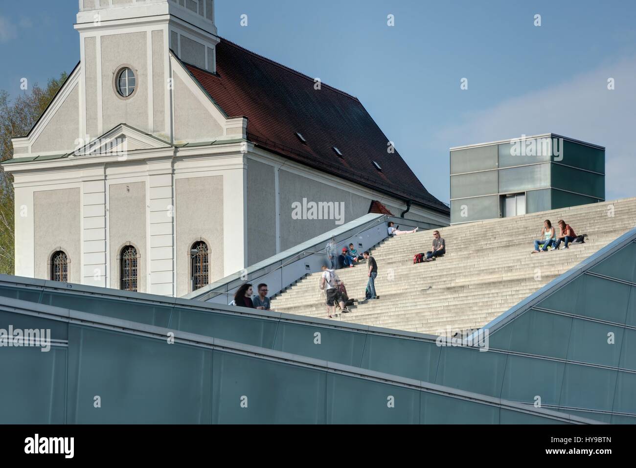 Linz, Urfahr, Ars-Electronica-Center Stock Photo - Alamy