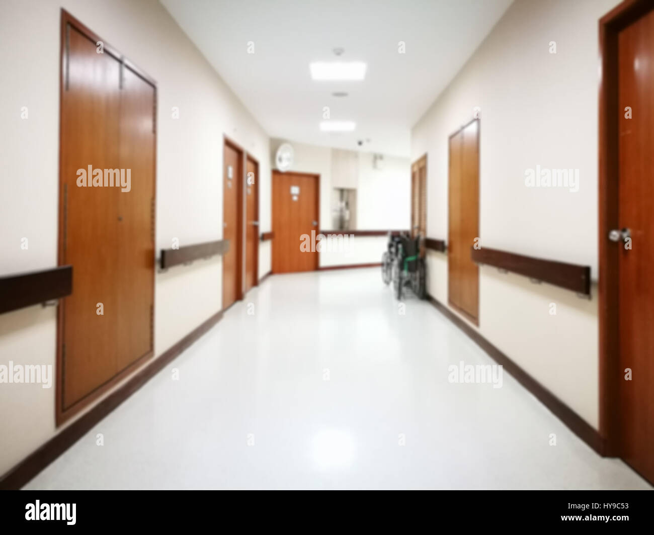 Blur hospital interior for background Stock Photo - Alamy