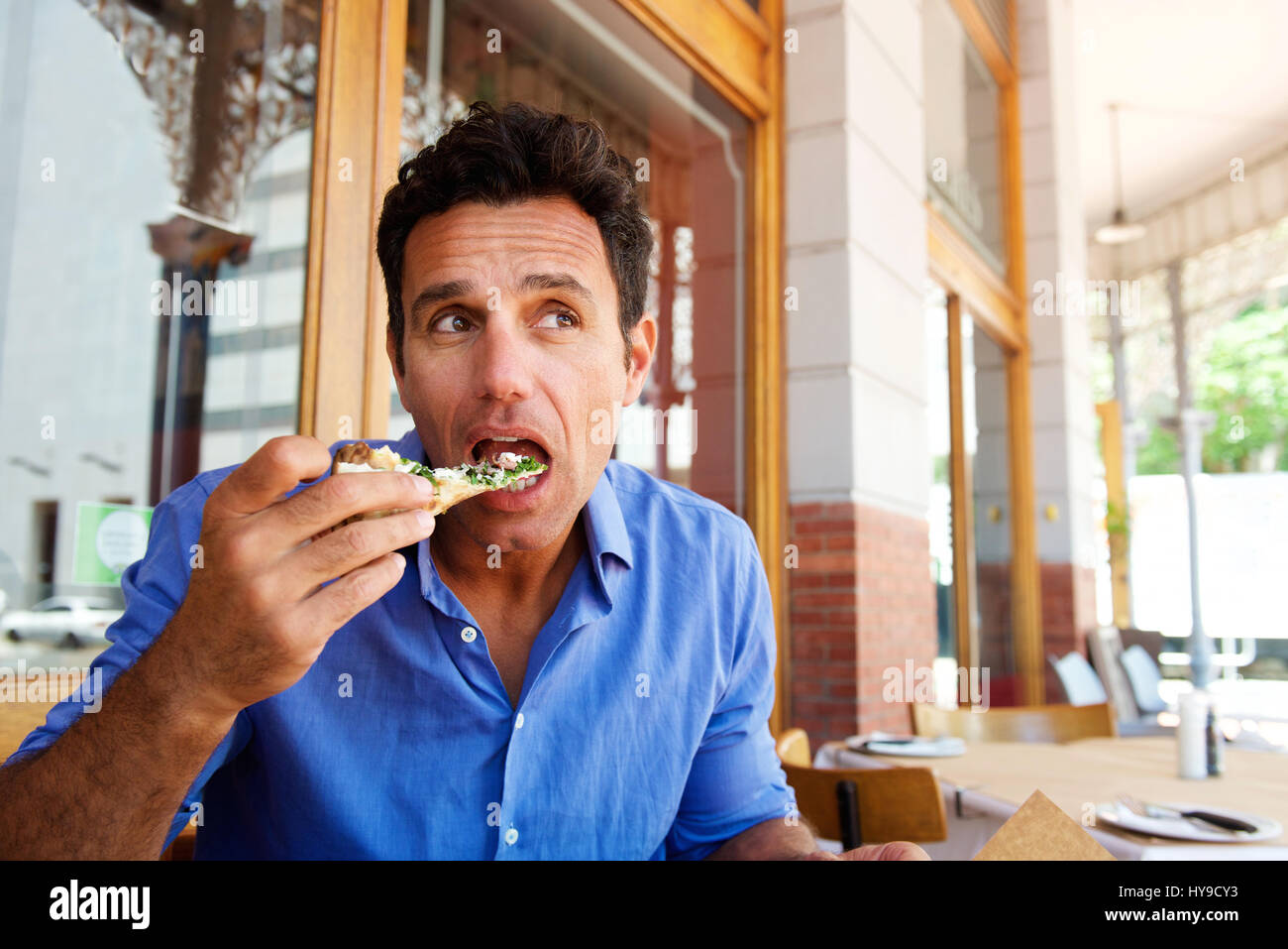 Adult person table fast food restaurant hi-res stock photography and ...