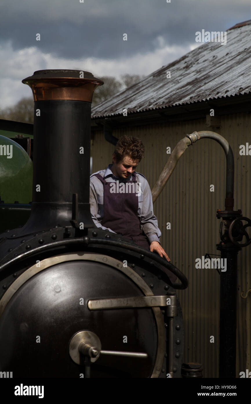 Welsh steam engine driver wales hi-res stock photography and images - Alamy