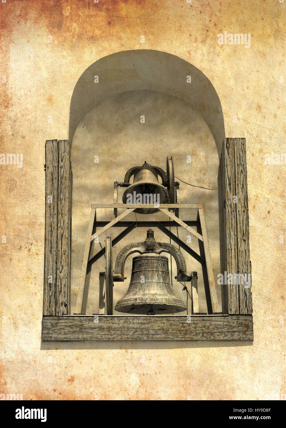 Mission church bells hi-res stock photography and images - Alamy