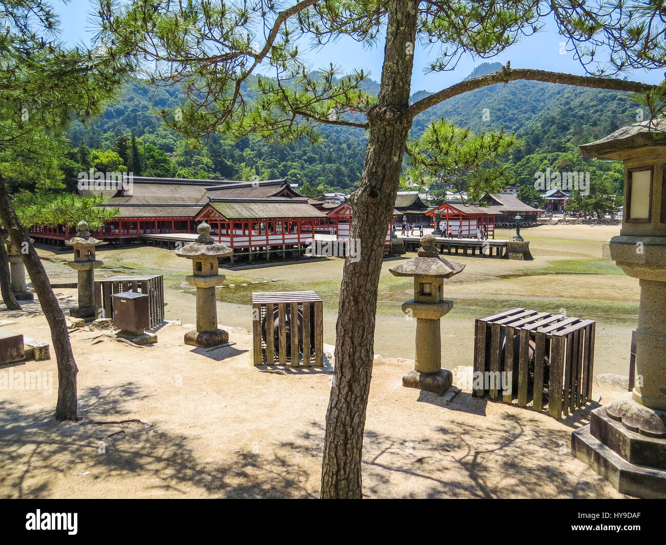Itsukushima Shinto Shrine in Miyajima, Japan Stock Photo - Alamy