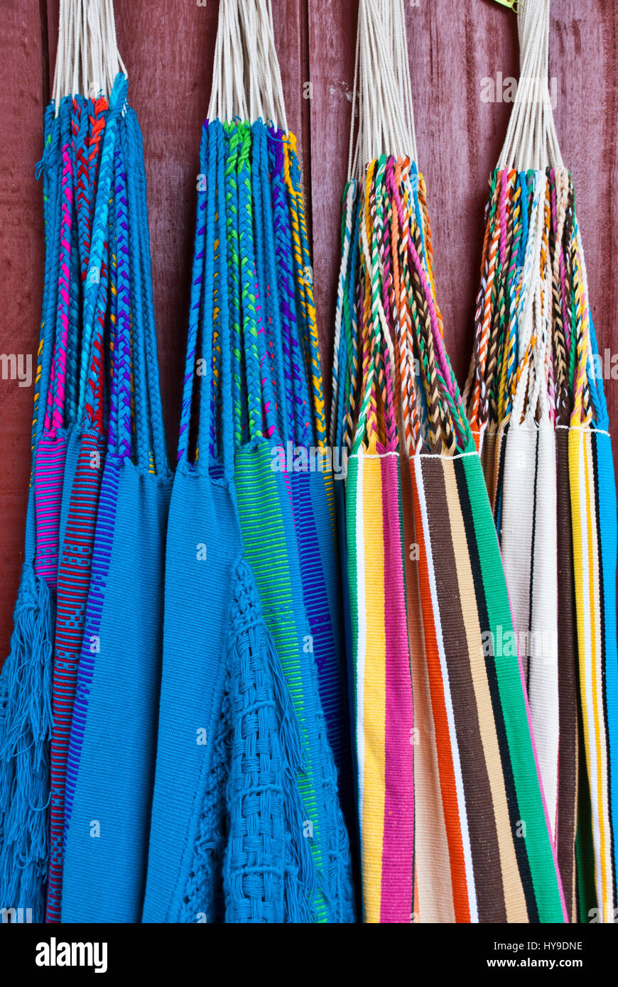 Central and South America - Mexican and Mayan hammocks - Fabric, rope ...