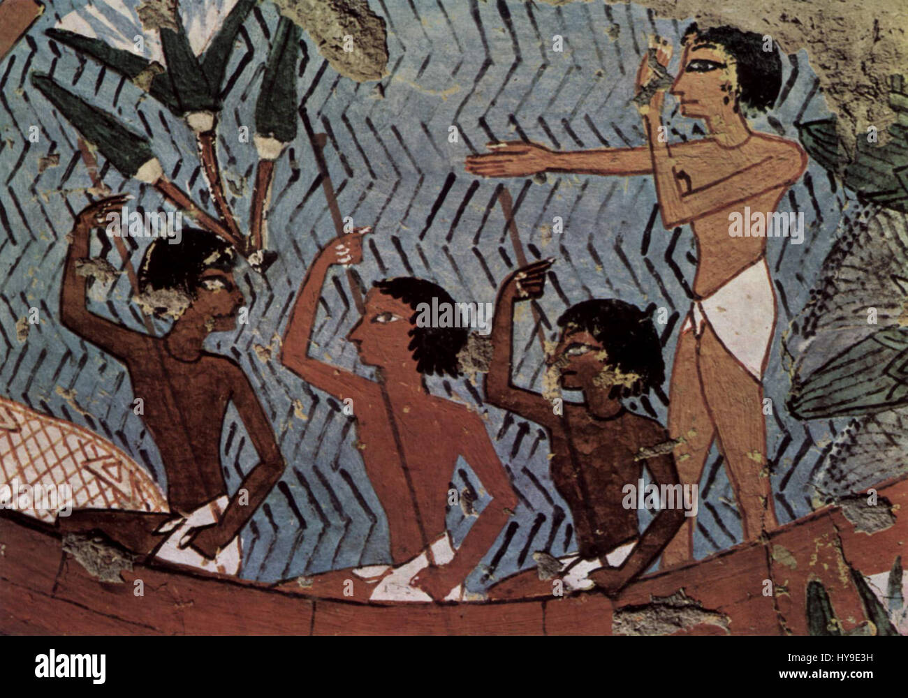 This artwork, by the artist of the tomb of Ipi, depicts scenes from the ...