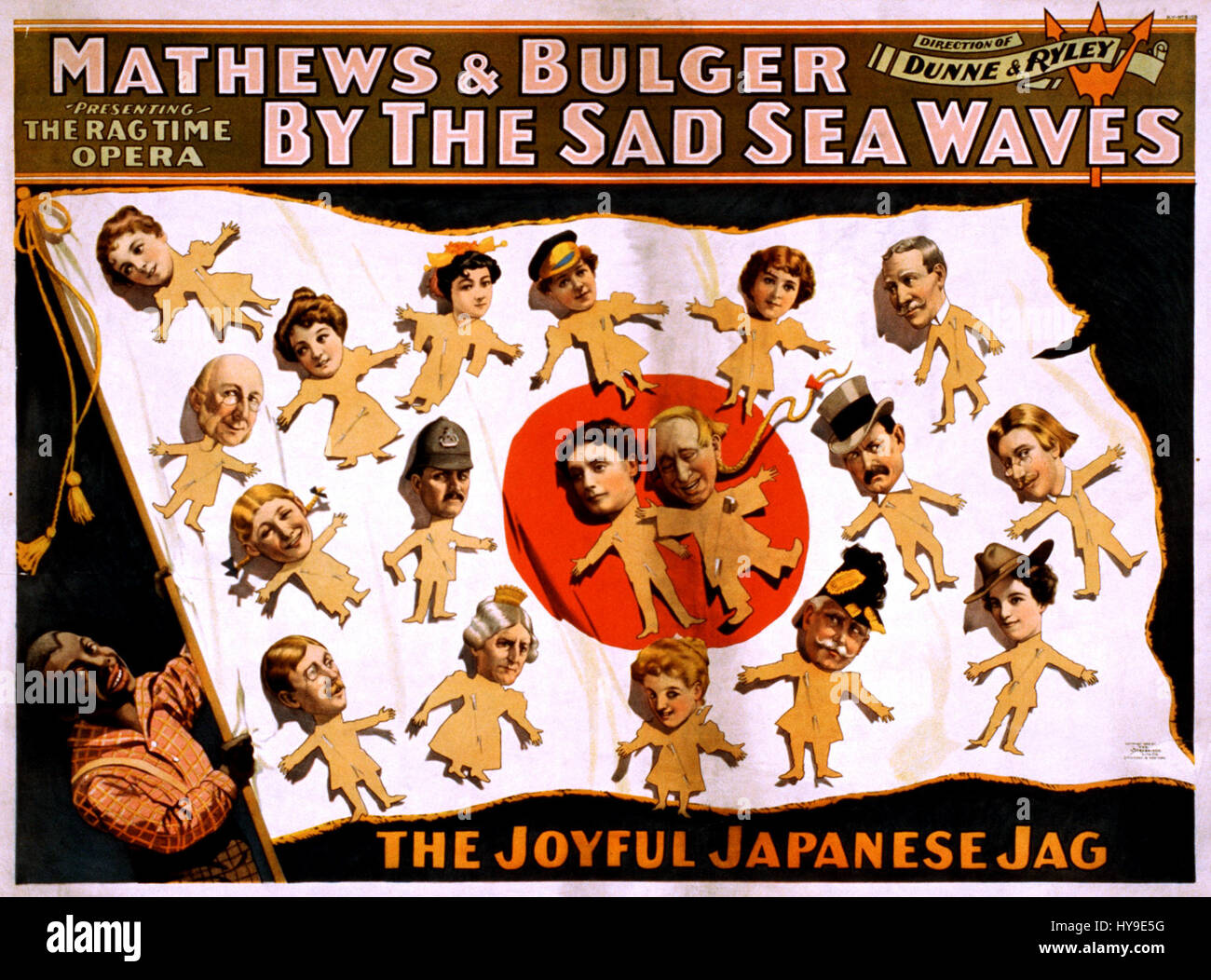 By the sad sea waves, Broadway poster, 1898 (1 Stock Photo - Alamy