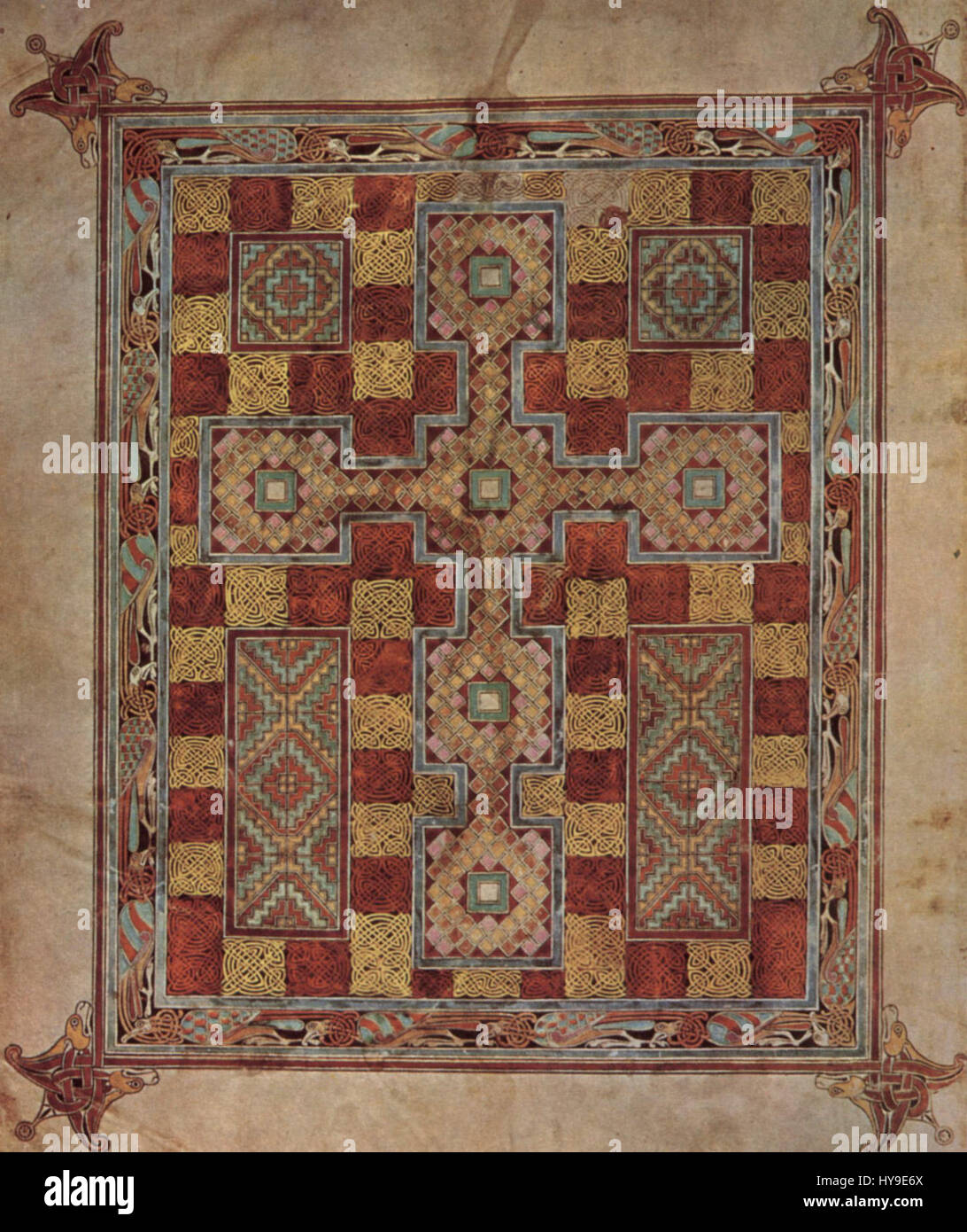Lindisfarne gospels hi-res stock photography and images - Alamy