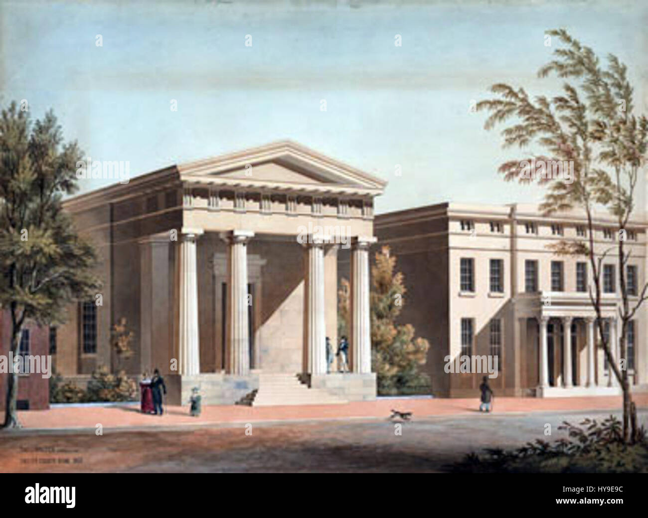 Greek revival design hi-res stock photography and images - Alamy