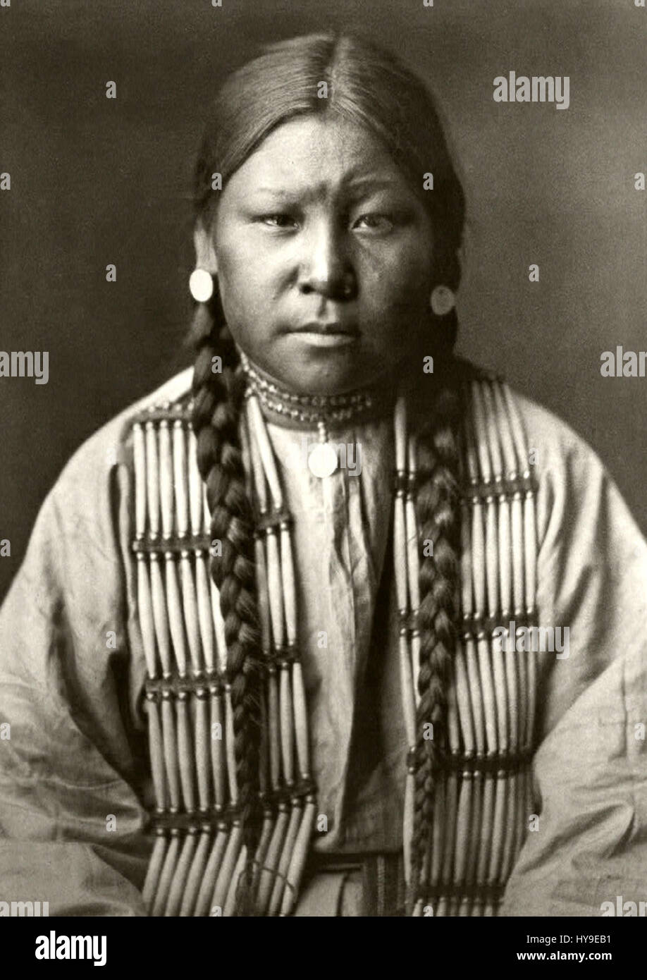 This photograph from the Edward S. Curtis Collection, labeled People ...