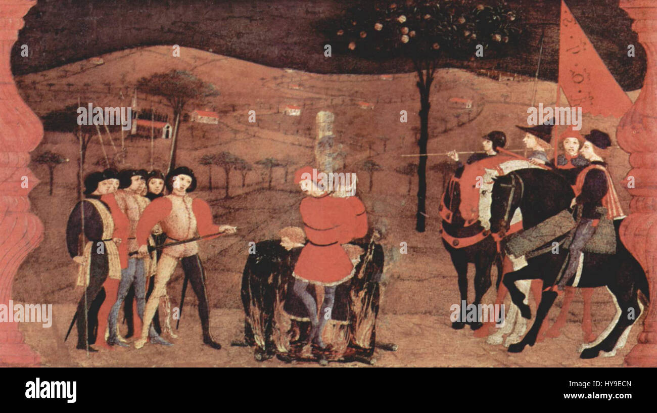 This work by Paolo Uccello exemplifies his skill in perspective and ...