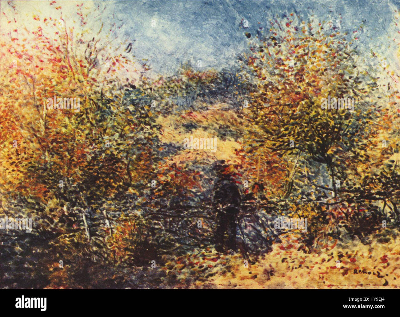 Pierre Auguste Renoir's painting (identified as 038) likely reflects ...