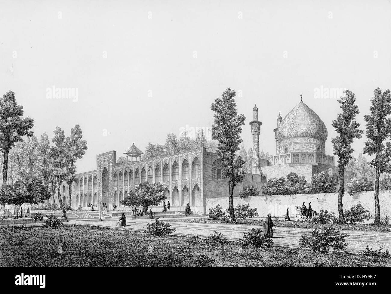 Chahar Bagh School drawing refers to an artistic representation of a ...