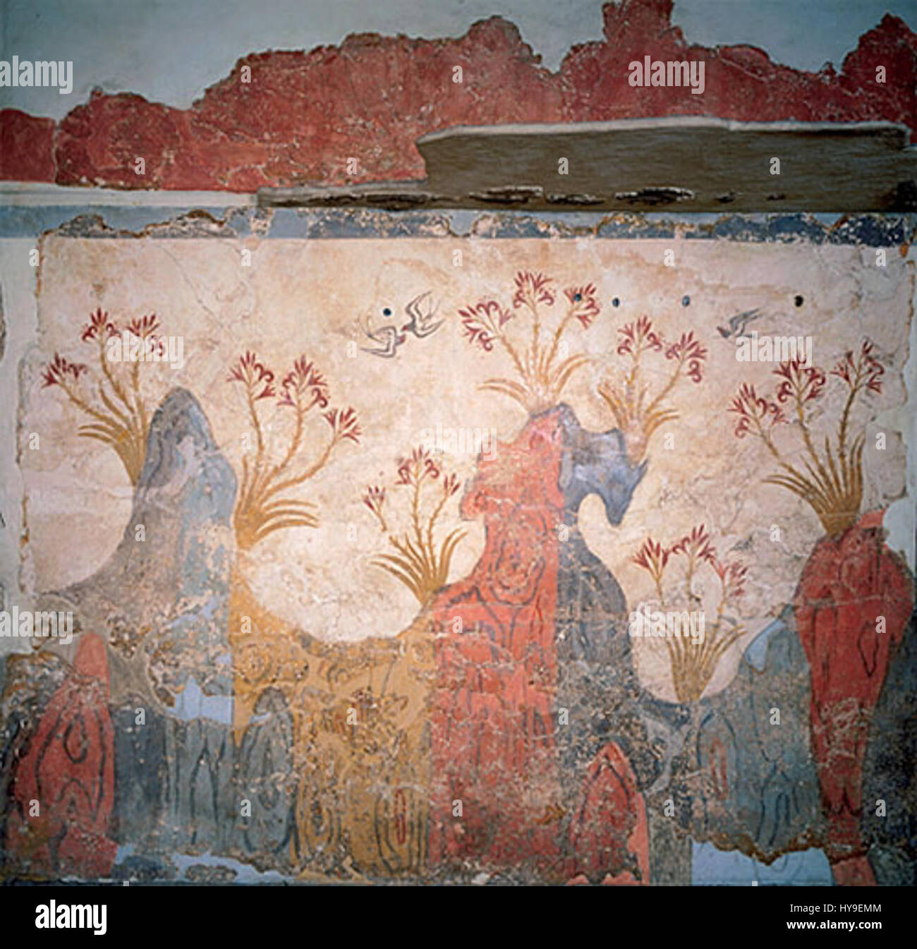 This image of the Akrotiri spring illustrates the remarkable ruins from ...