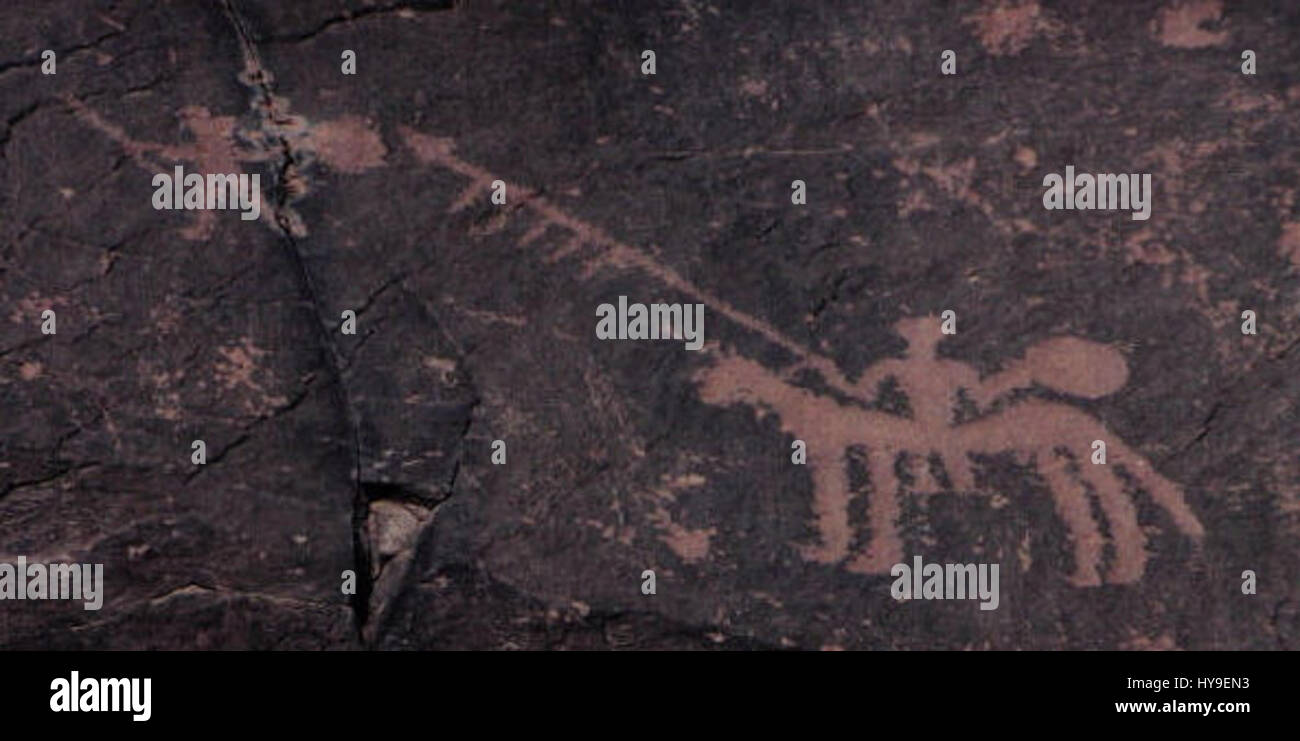 A depiction of prehistoric life, focusing on the tools, practices, and ...