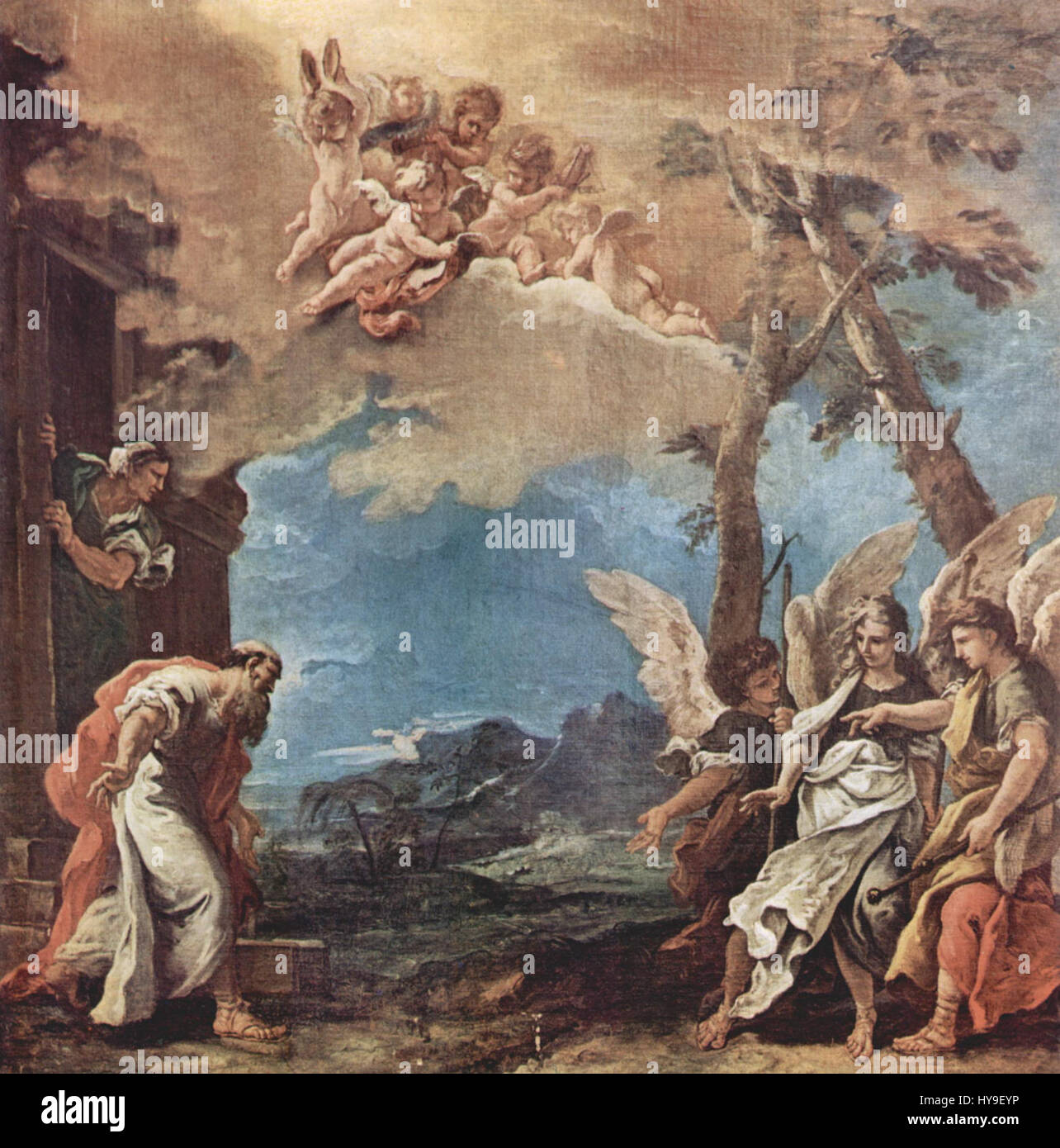 Sebastiano Ricci's 'Ruin Landscape with Figure Staffage' showcases his ...