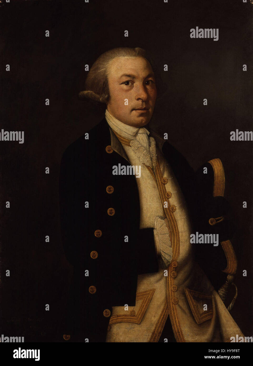 This portrait, once believed to depict James Cook, is now identified as ...