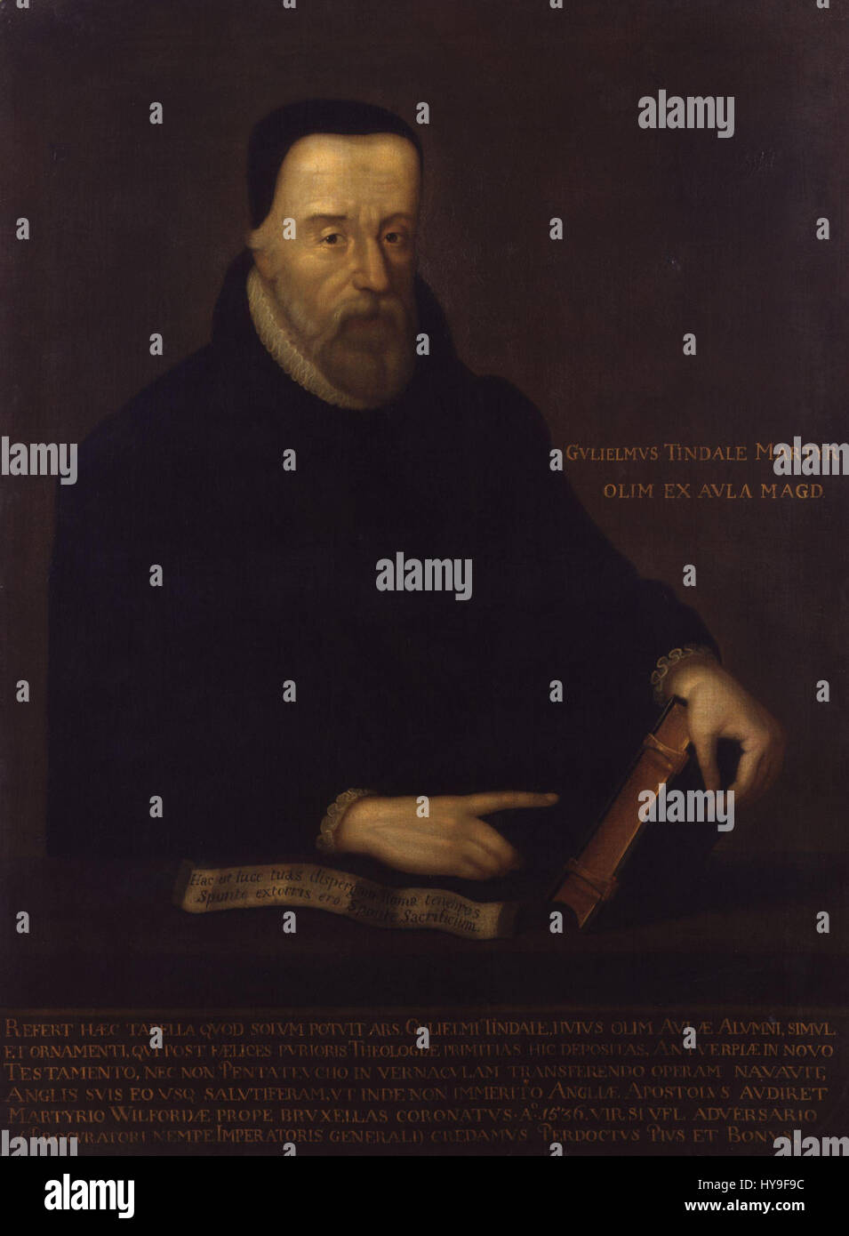 This portrait, once believed to be of William Tyndale, is now ...