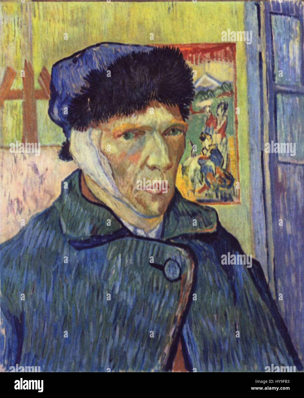 This painting by Vincent van Gogh showcases his characteristic post ...