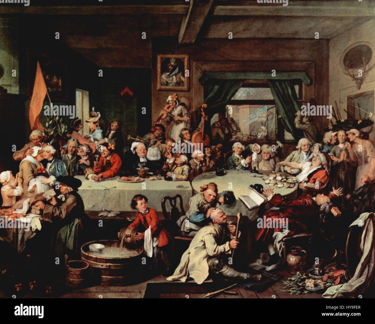 William Hogarth, an influential 18th-century English painter, is known ...