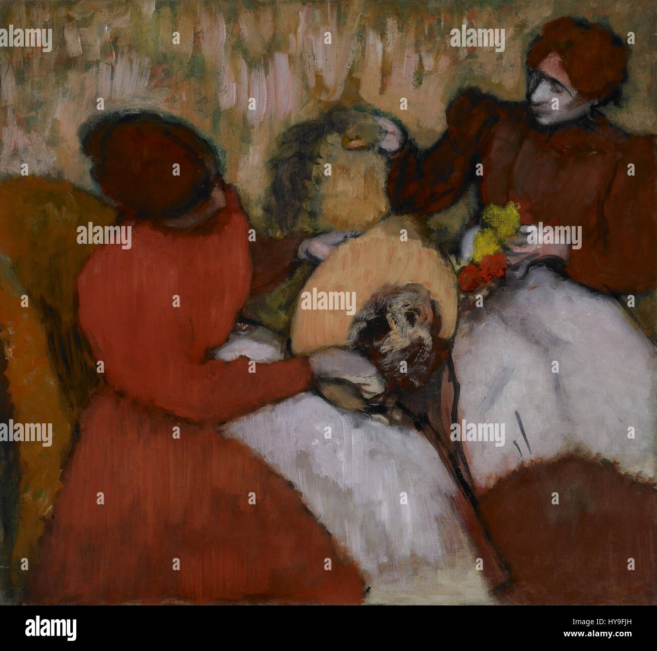 Edgar Degas The Milliners Stock Photo - Alamy