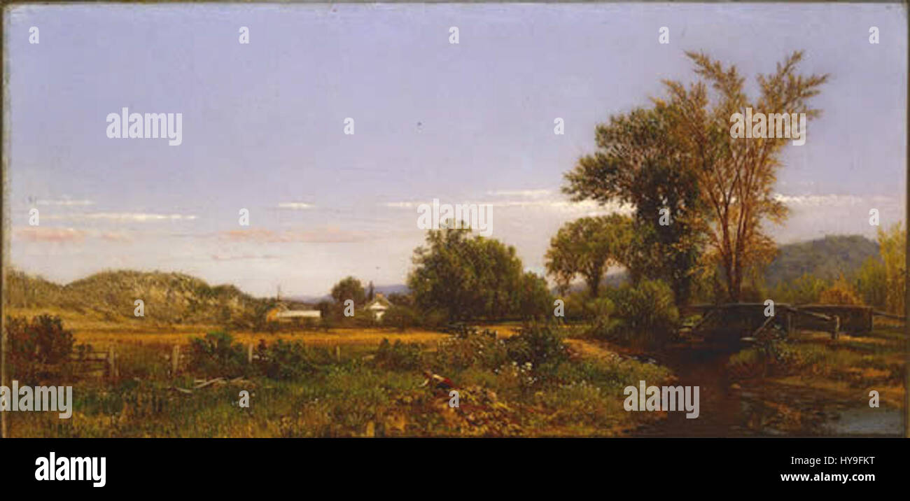 Aaron Draper Shattuck Landscape, 1864 Stock Photo - Alamy