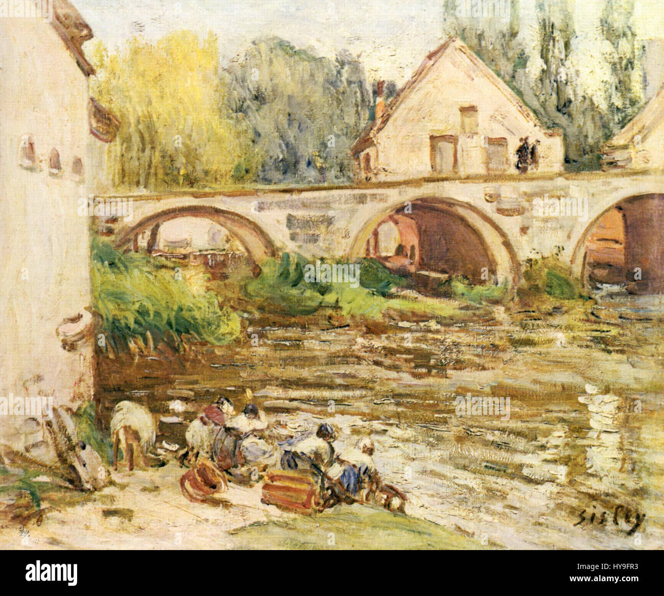 Alfred Sisley, a prominent Impressionist painter, is known for his ...