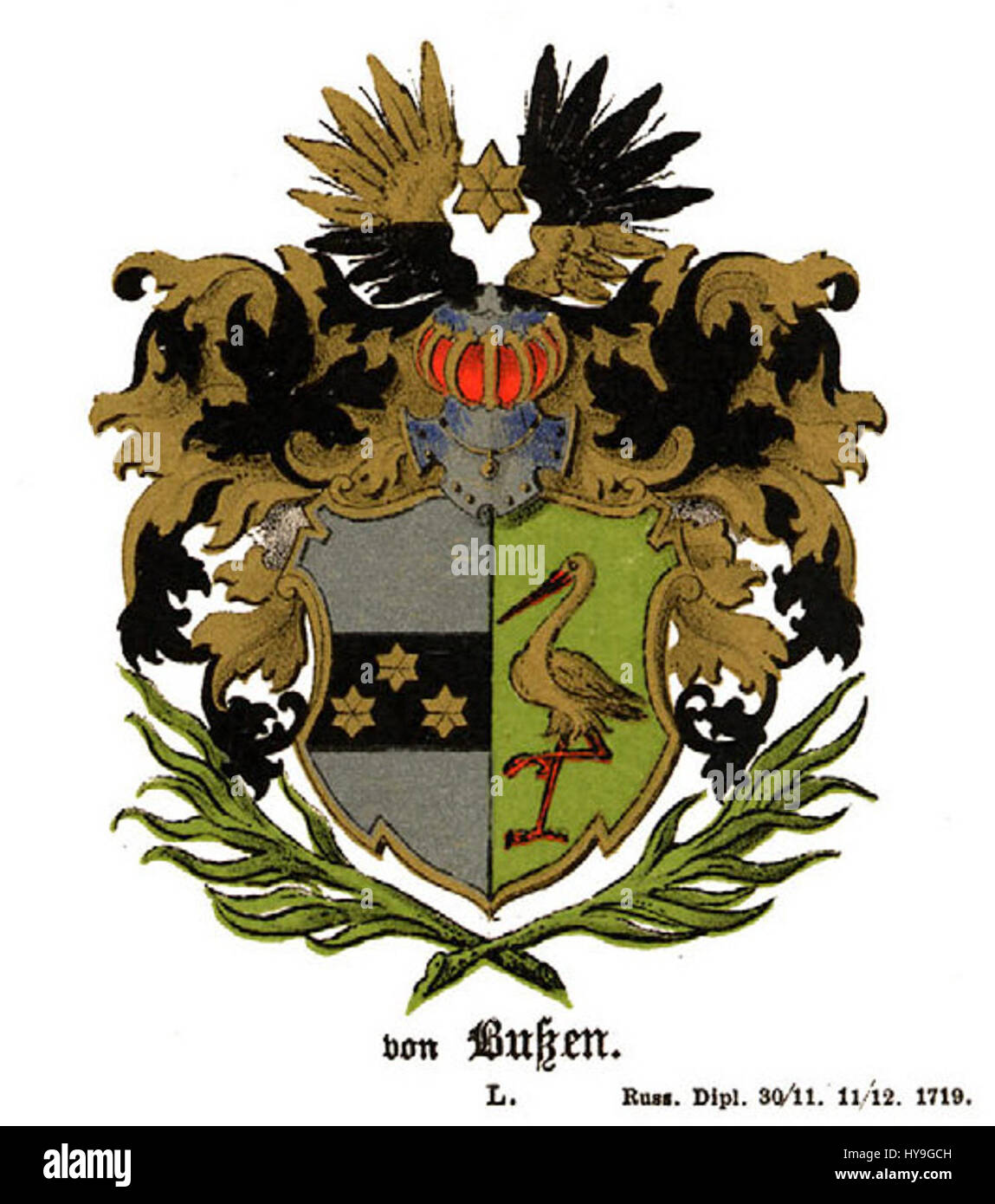 The Bussen Coat of Arms (CoA) is a heraldic symbol representing the ...