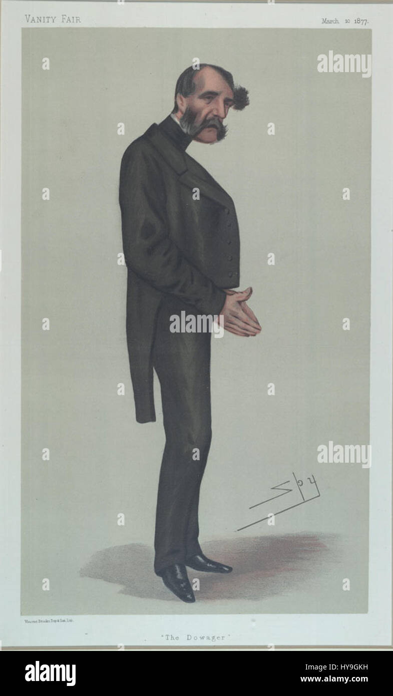 Claud Hamilton's 1877 portrait in Vanity Fair captures a prominent ...