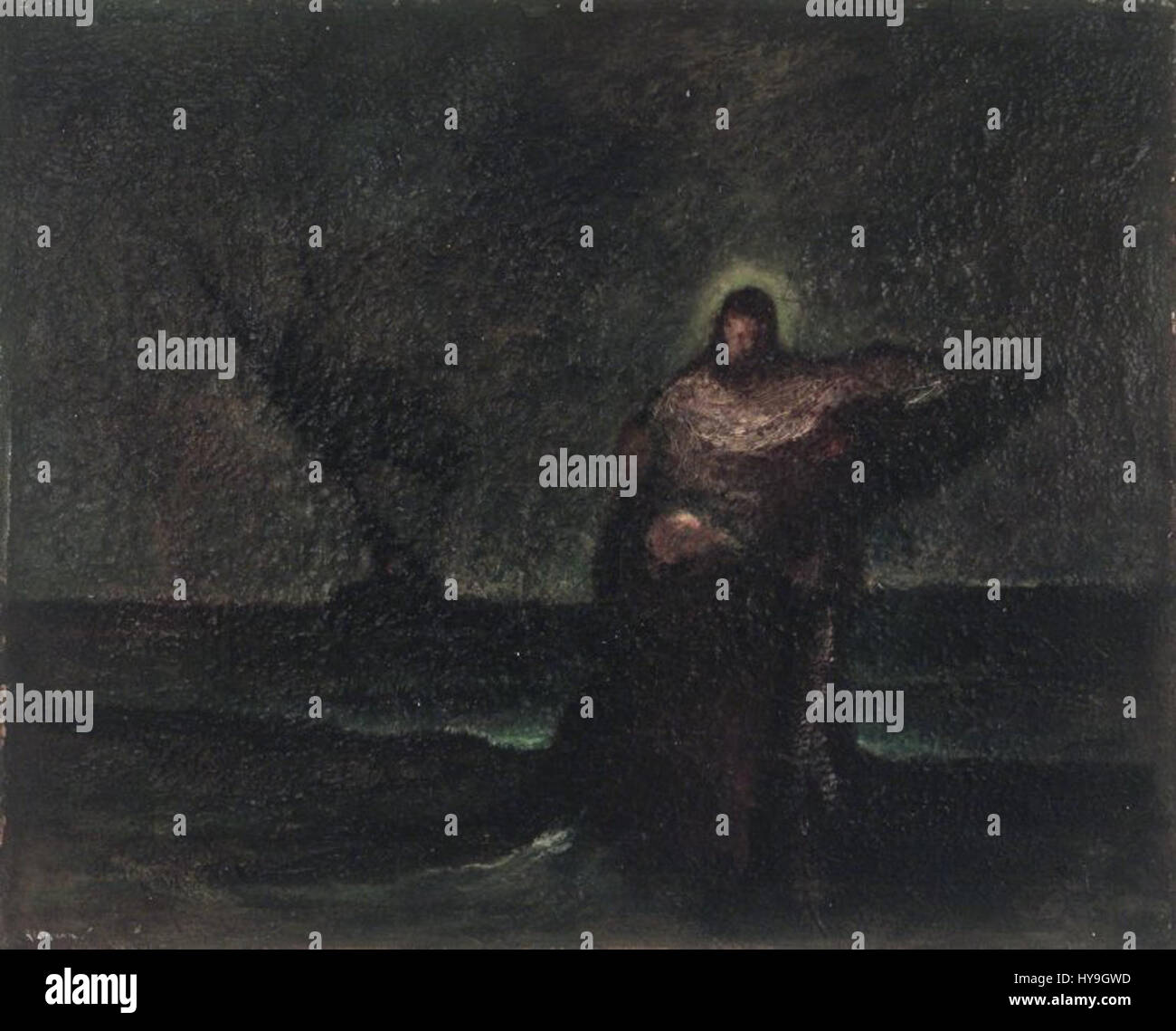 Brooklyn Museum Christ Saving Peter Robert Loftin Newman overall Stock ...