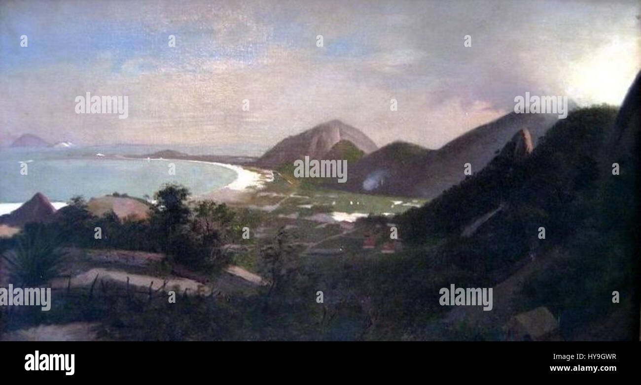 'Paisagem do Rio de Janeiro' by Augusto Rodrigues Duarte portrays a ...