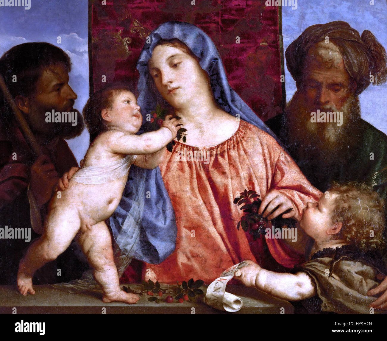 This title likely refers to a work by Titian, the renowned Venetian ...