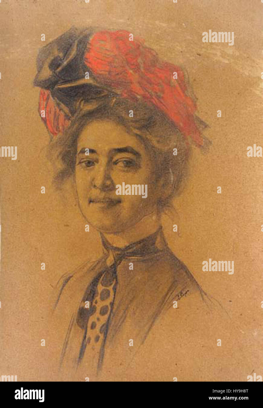 Elena Popea’s 'Autoportret' (Self-Portrait) is a striking example of ...