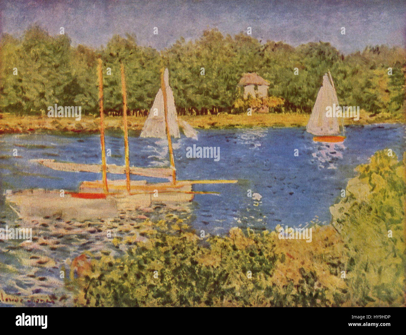 Claude Monet's painting, '016', is part of his series capturing the ...