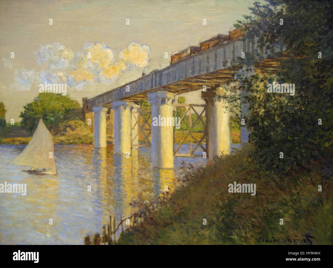 'The Bridge at Argenteuil' by Claude Monet is a renowned Impressionist ...