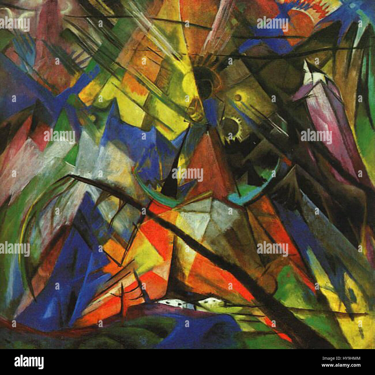 *Tyrol (Tirol)* by Franz Marc is a significant work of German ...